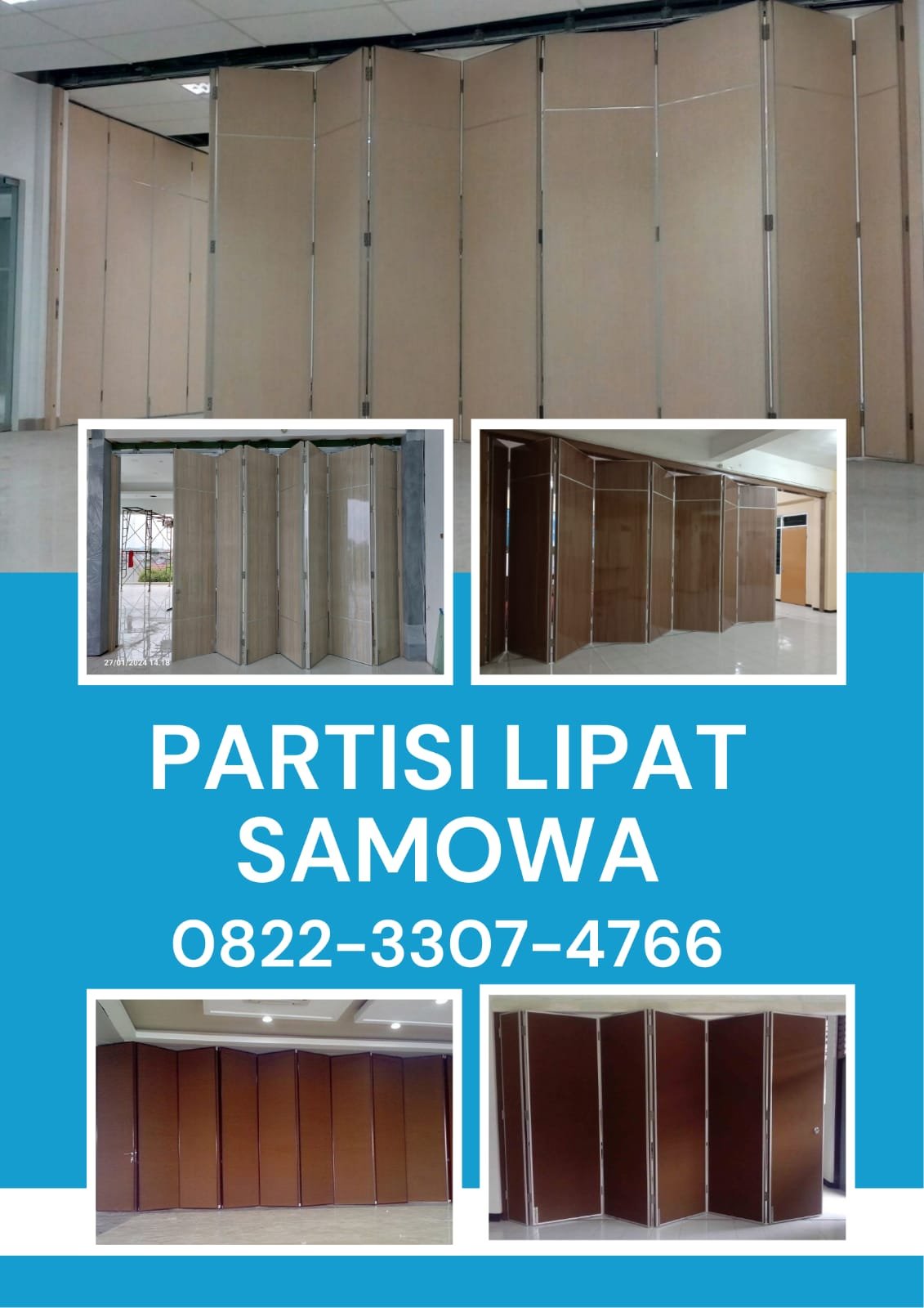 PARTISI LIPAT SAMOWA BATAM - 0822-3307-4766